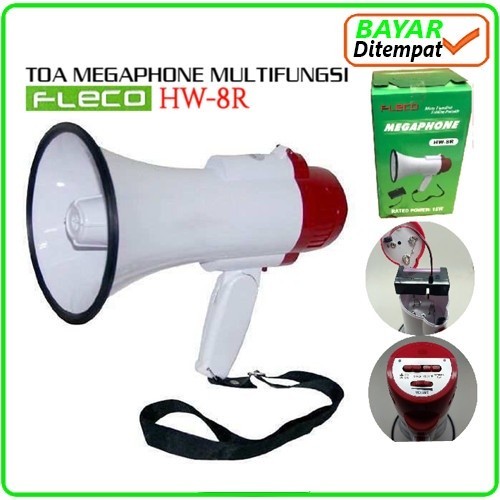 Jual MEGAPHONE Pengeras suara TOA FLECO HW-8R | Shopee Indonesia