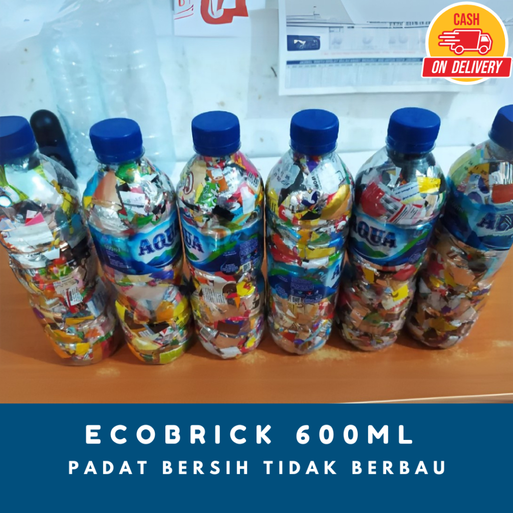 Jual Ecobrick Botol 600ml dan 1500Ml Sudah Bersih Dan Tidak Bau ...