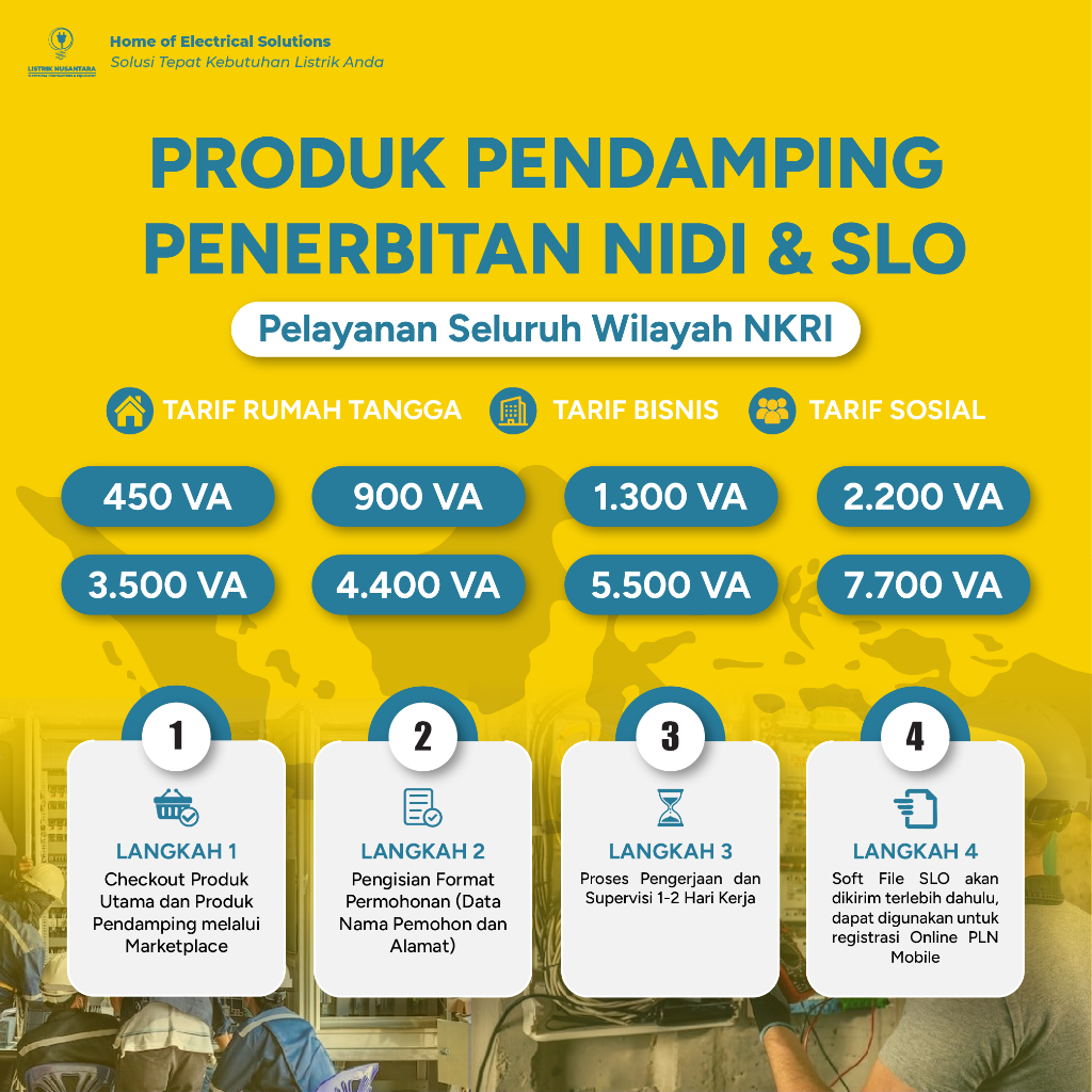 Jual Produk Pendamping Penerbitan SLO NIDI Pasang Baru PLN Sesuai ...