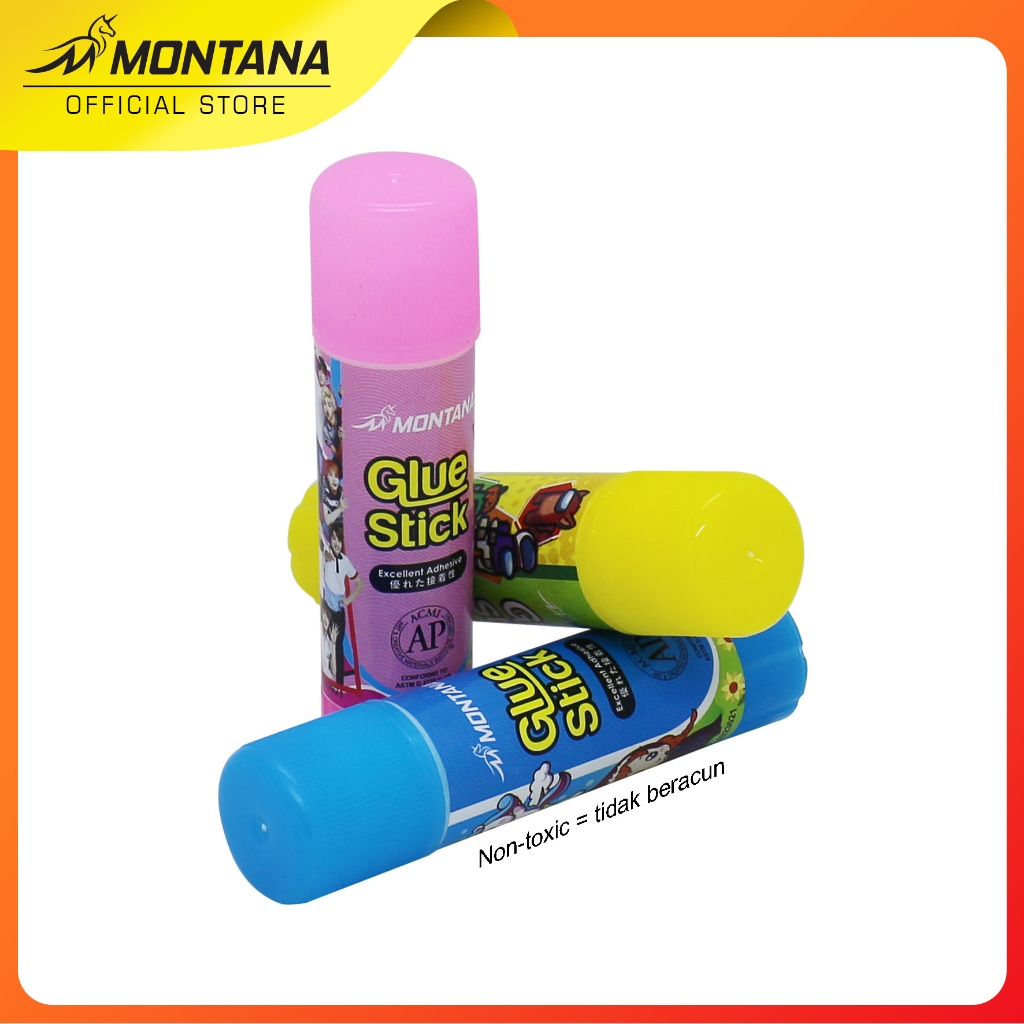 Jual MONTANA Glue Stick Fancy Lem Batang 10g Excellent Adhesive Perekat ...