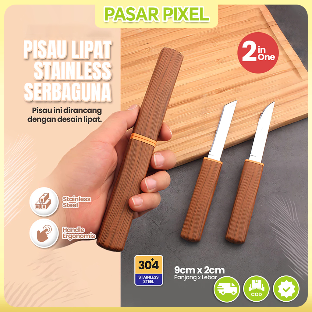 Jual Pisau ganda Naga dan Phoenix pisau portabel luar ruangan pisau ...