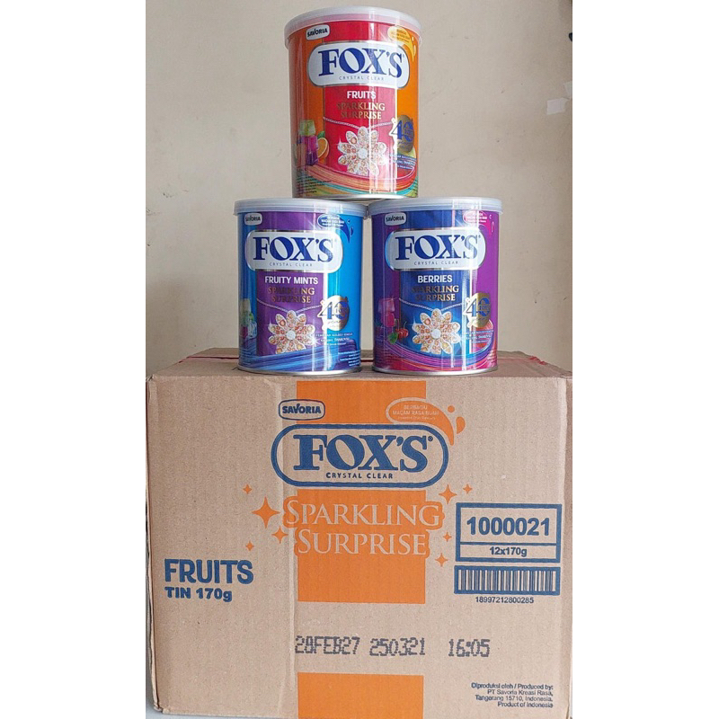 Jual PERMEN FOXS KALENG 170GR | Shopee Indonesia