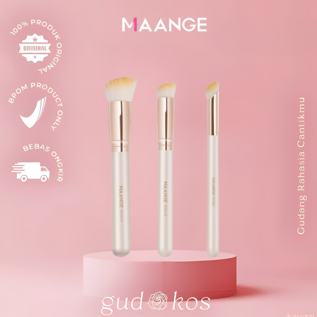Jual GUDKOS - MAANGE Makeup Brush Set Kuas Rias Kuas Concealer Kuas ...