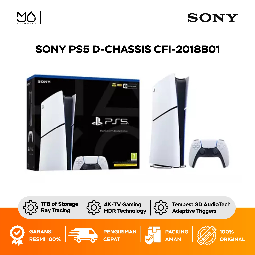 Jual SONY Playstation 5 PS5 Slim Digital Version (D-Chassis) CFI-2018B01 - Garansi Resmi ...