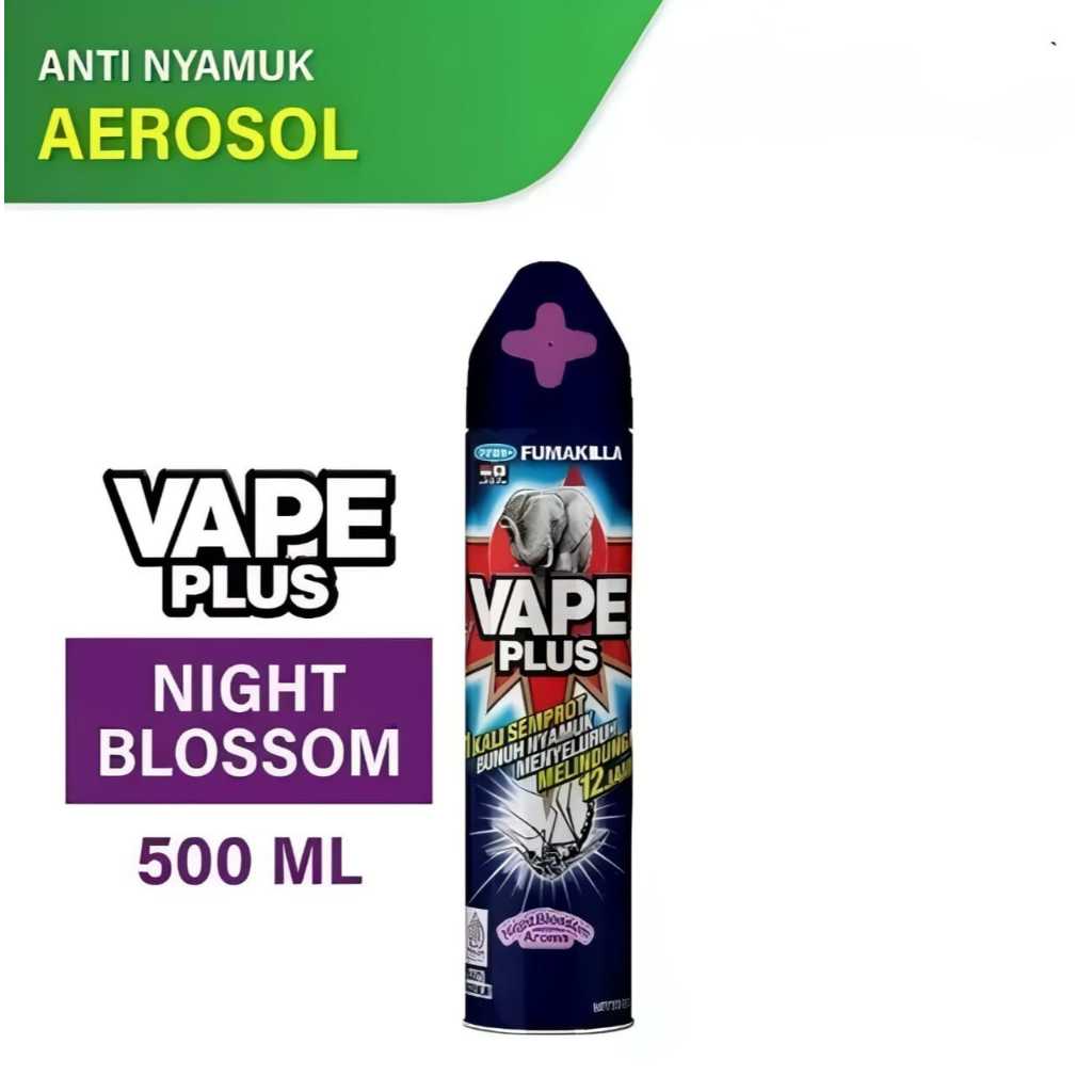 Jual Fumakilla VAPE PLUS Obat Nyamuk Semprot Night Blossom 500ml ...