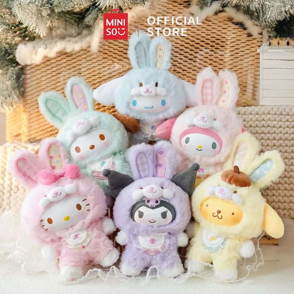 Jual Miniso X Sanrio Elf Bunny Baby Vinyl Plush Blind Box Gantungan Tas ...