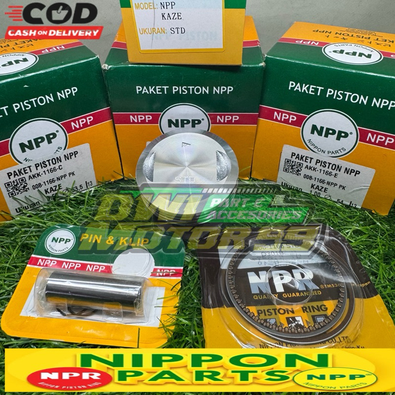 Jual PISTON KIT KAZE ZX 53 54 PIN 13 NPP OS STD 50 100 SEHER PAKET SET ...