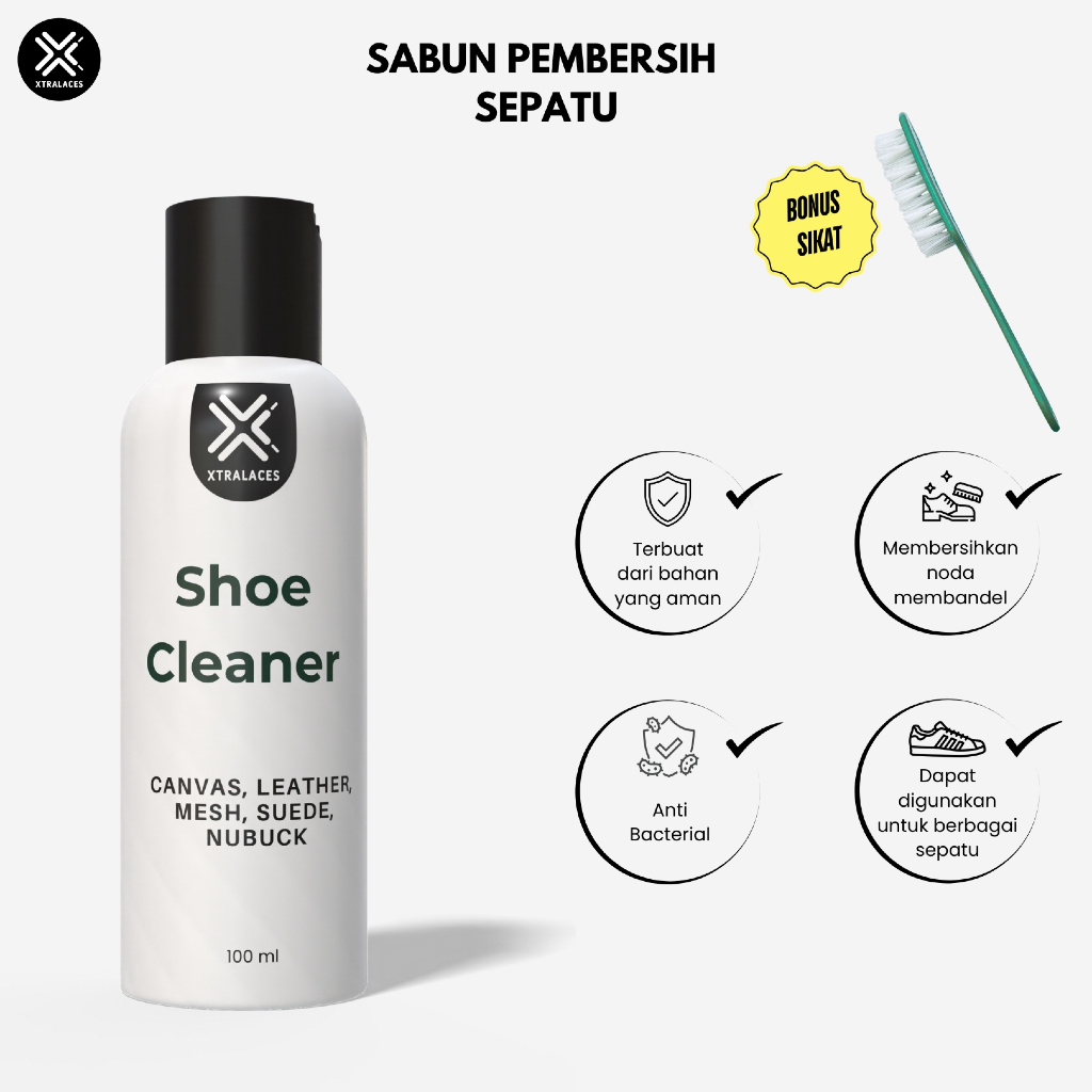 Jual Pembersih Sepatu Shoes Cleaner / Sabun Cuci Sepatu Untuk Semua ...