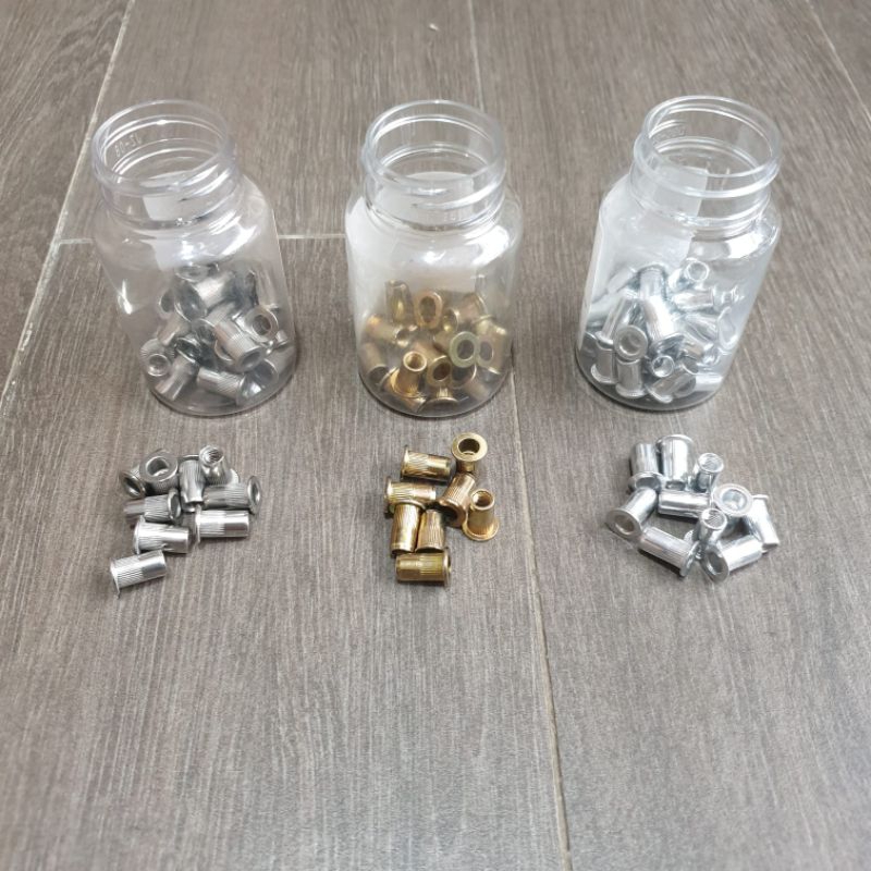 Jual Mur Rivet Nut M5 Buat Tempat Botol Sepeda | Shopee Indonesia