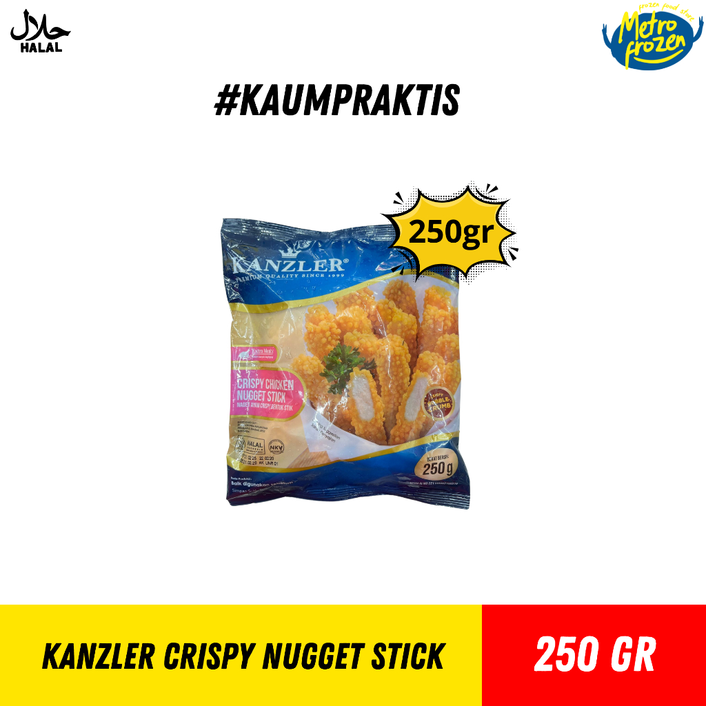 Jual KAZLER Crispy Chicken Nugget Stick 250gr | Shopee Indonesia