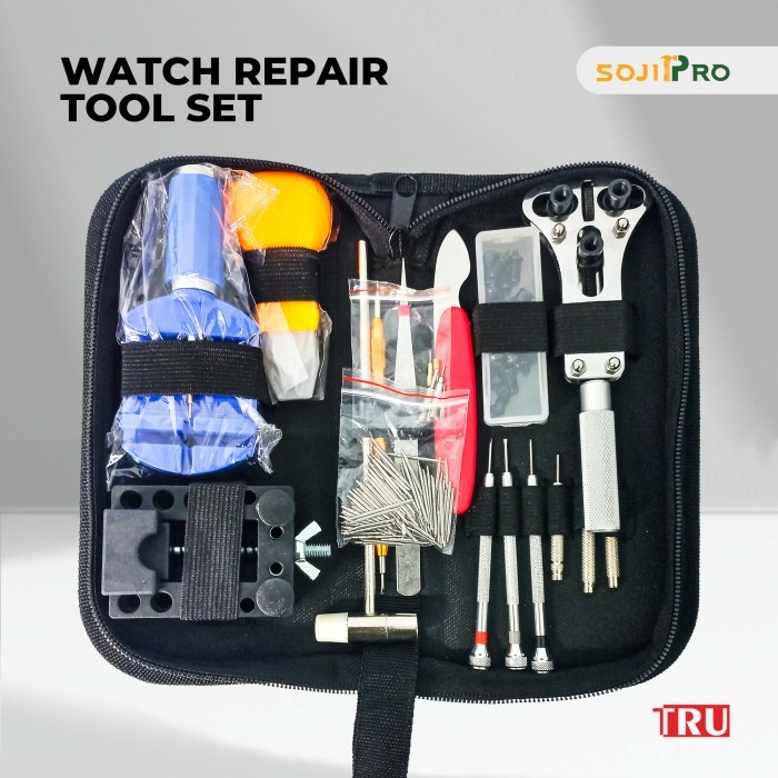Jual Alat Service Reparasi Jam Tangan Watch Repair Tool Kit Set Sojipro ...