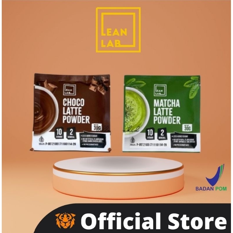 Jual LEAN LAB bubuk minuman 30g sachet matcha latte dan coklat leanlab ...