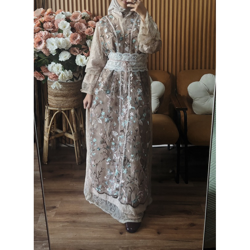 Jual Beachylooks Dress Raya Pesta Safira Gaun Brukat dress lamaran ...