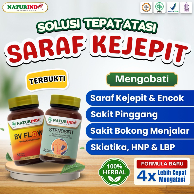 Jual Stenosifit Obat Saraf Kejepit Sakit Pinggang Sampai Kaki Nyeri ...