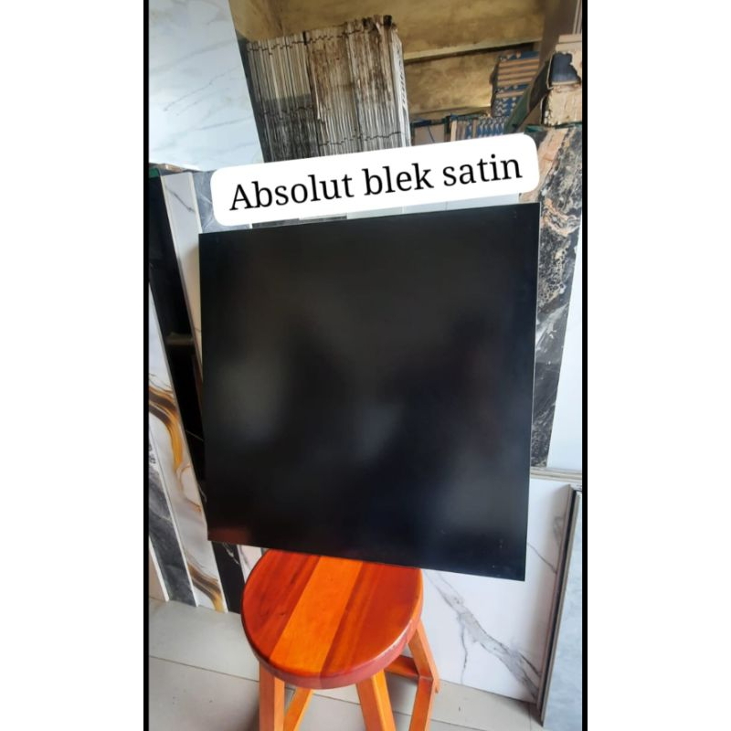 Jual Granit Lantai 60x60 Essenza Absolut Black Satin Hitam | Shopee ...