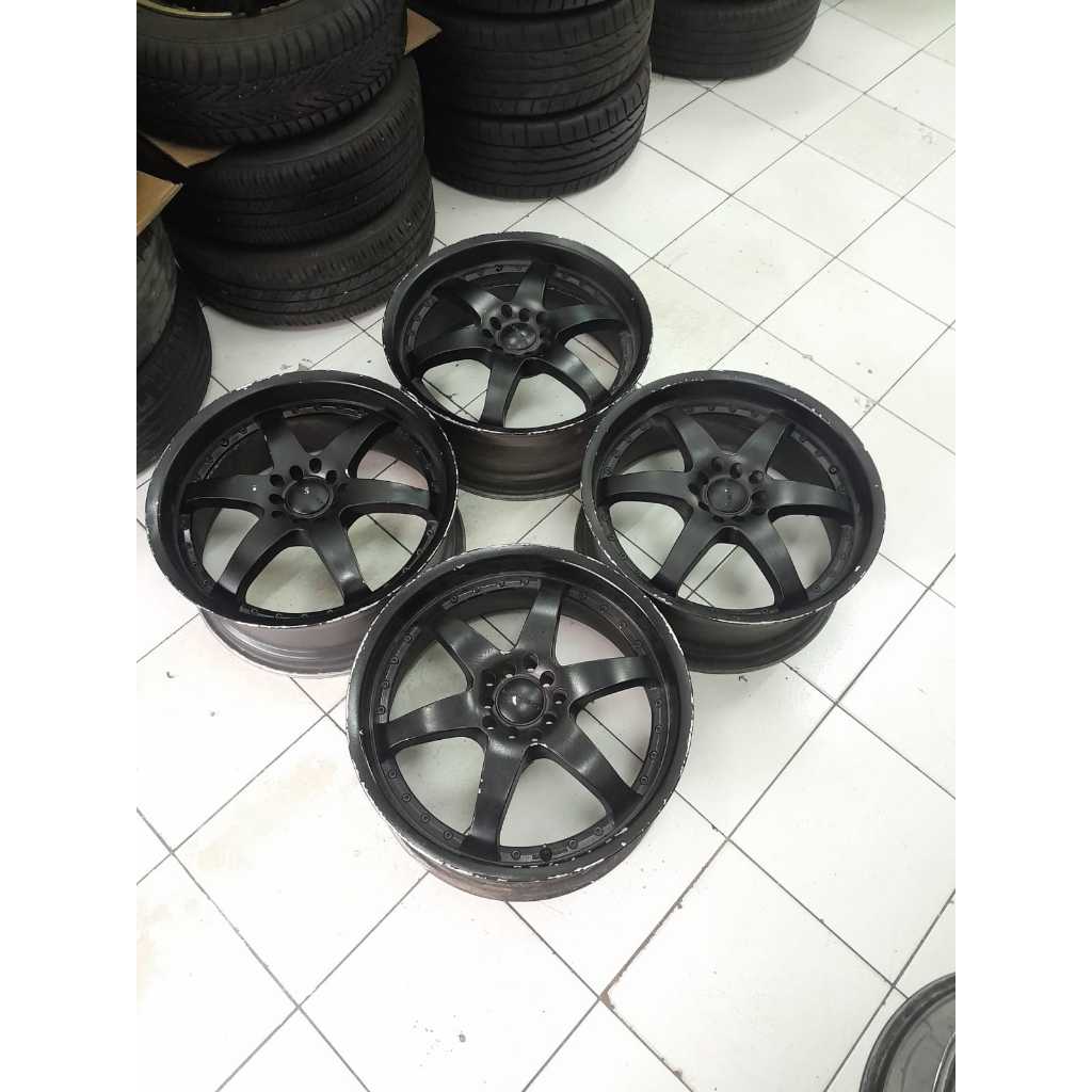 Jual VELG MOBIL SEKEN LENSO R18X8 5X100-114,3 ET 45 BLACK | Shopee ...