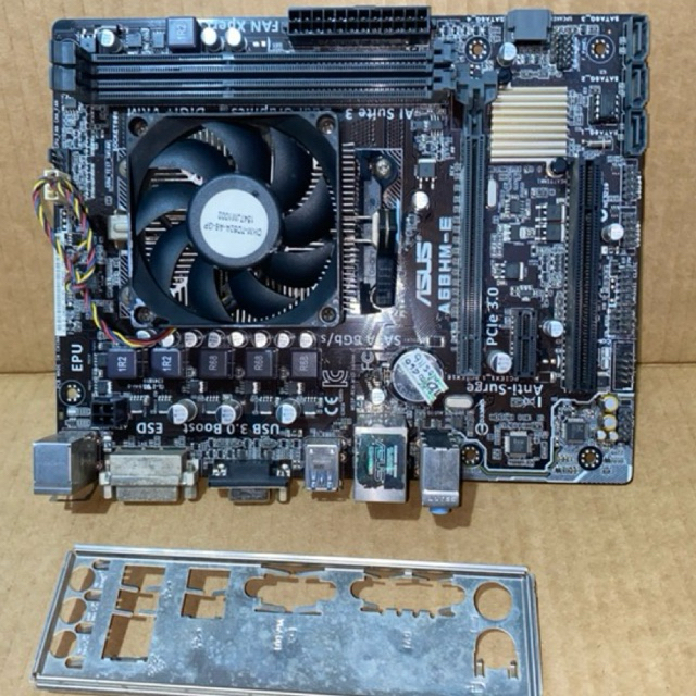 Jual Sepaket motherboard mobo Amd Asus A68HM-E pluss prosesor amd A4 ...