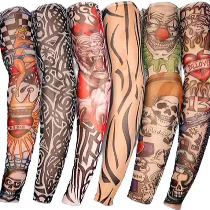 Jual COD 1 PASANG manset tangan tato arm sleeve tatoo tangan pria motor ...