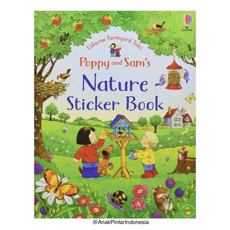Jual USBORNE FARMYARD TALES POPPY & SAM'S NATURE STICKER BOOK | Shopee ...