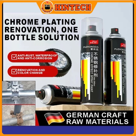 Jual 550ML Krom Cat semprot chrome Engkol tangan pengecatan sendiri ...
