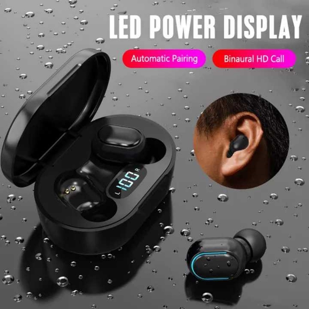 Jual S-Way Earphone Bluetooth 5.3 TWS E7S – Earbuds HiFi Noise ...