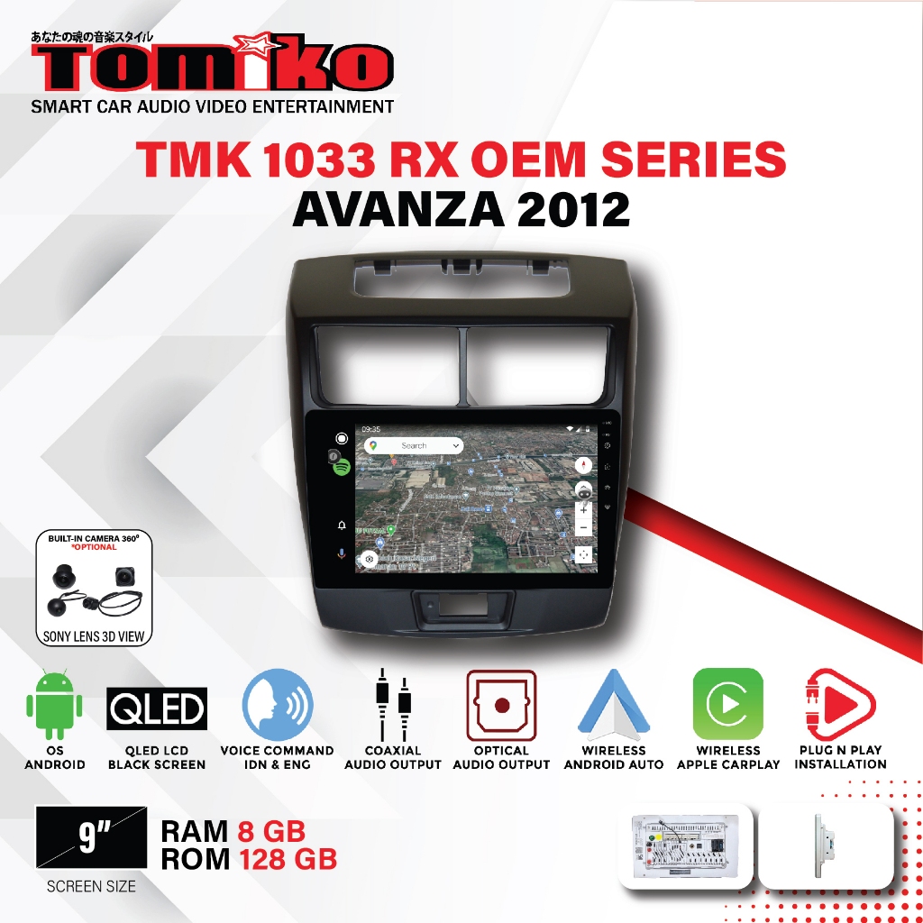 Jual Tomiko headunit android tmk 1033 rx oem for Avanza 2012 | Shopee Indonesia