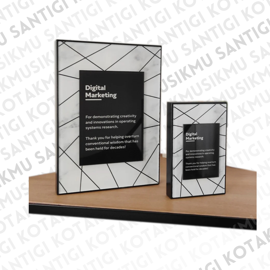 Jual Trophy Kayu Custom (Tipe-26) | Piala Kayu Custom | Plakat Kayu ...