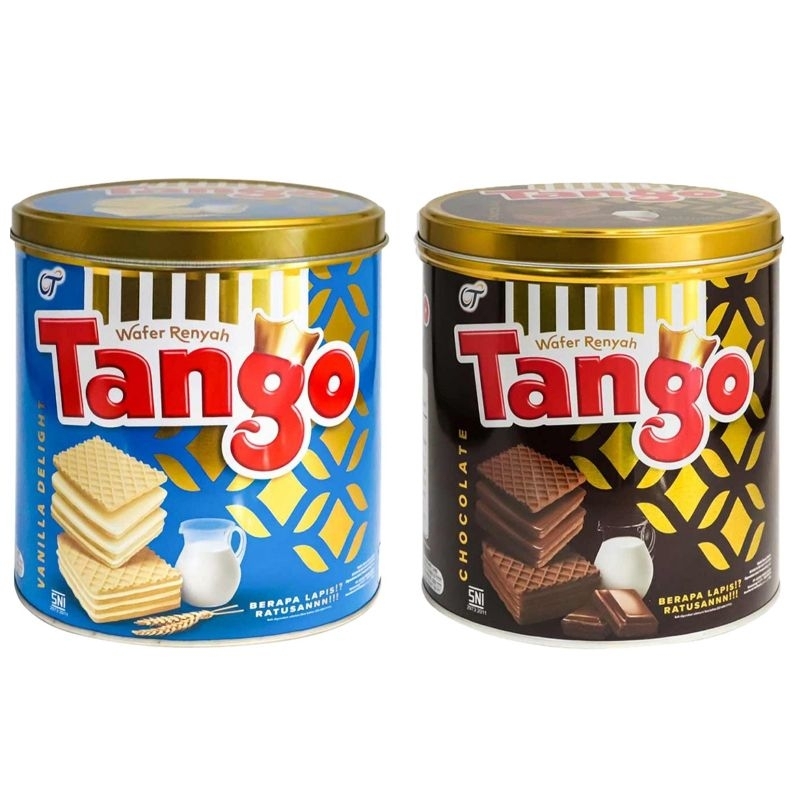 Jual Tango Wafer coklat/vanila kaleng 240g | Shopee Indonesia