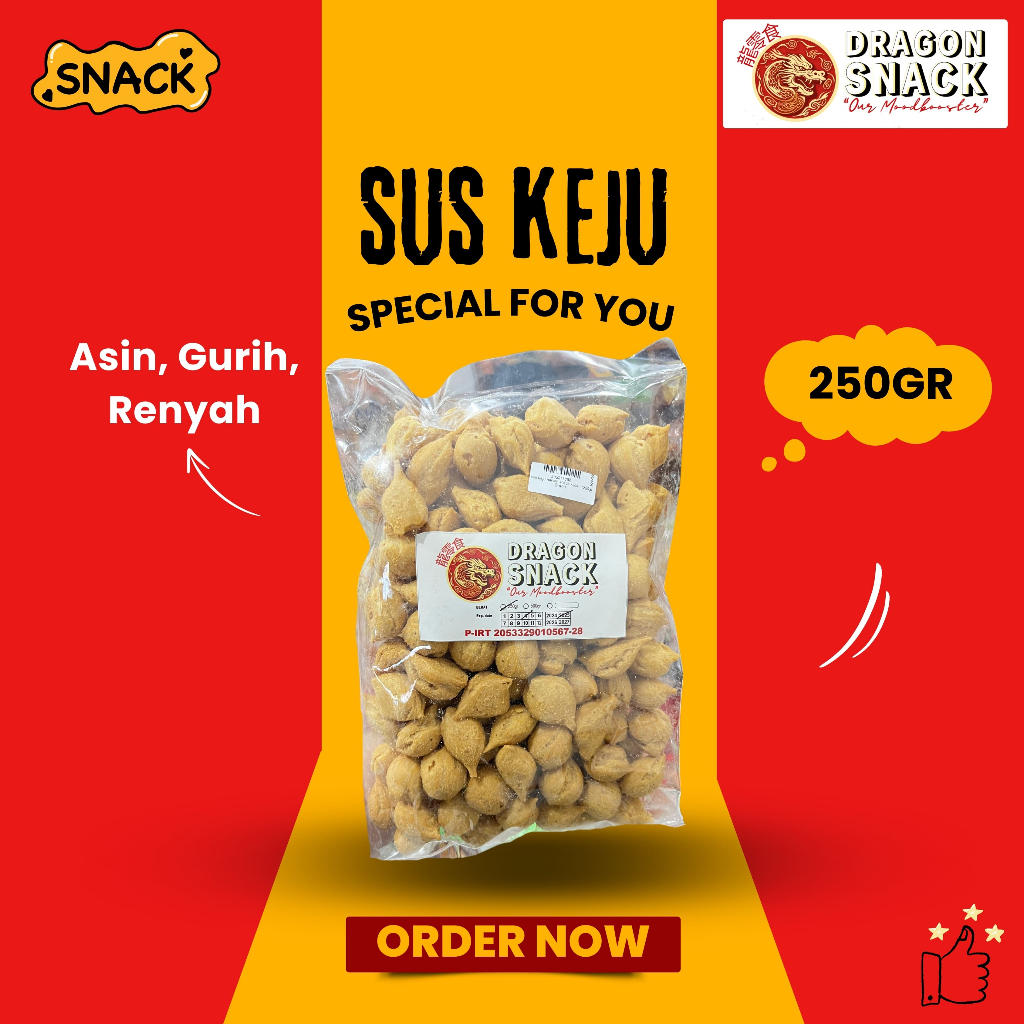Jual SUS SNACK KERING KEJU 250GR (DRAGON SNACK) | Shopee Indonesia