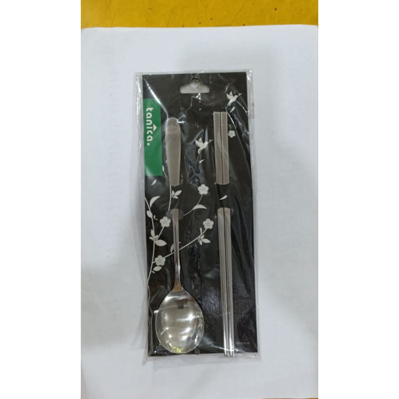 Jual Tanica Korean Set (Sendok dan Sumpit) Kor-45 | Shopee Indonesia
