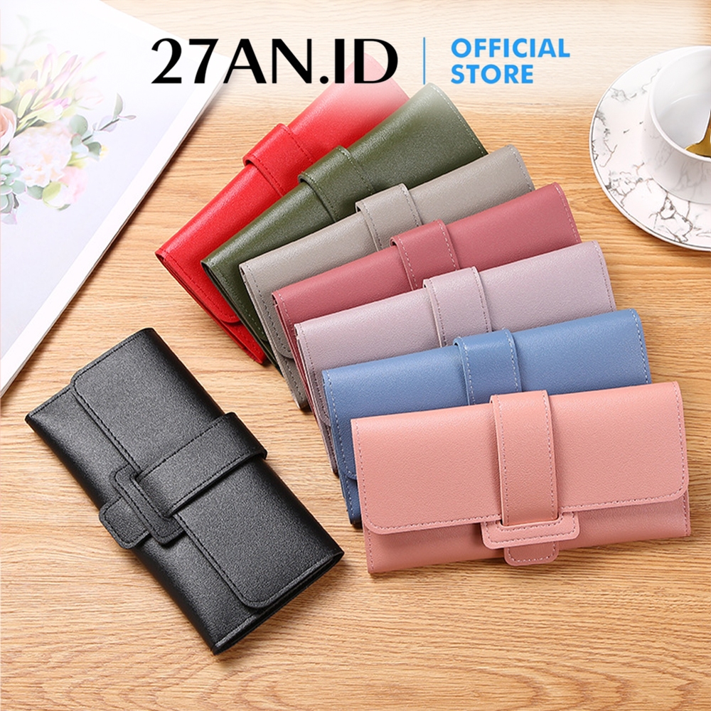 Jual ( 27AN.ID ) Dompet lipat panjang Wanita 00405 Dompet Wanita Elegan Dompet Uang kertas ...
