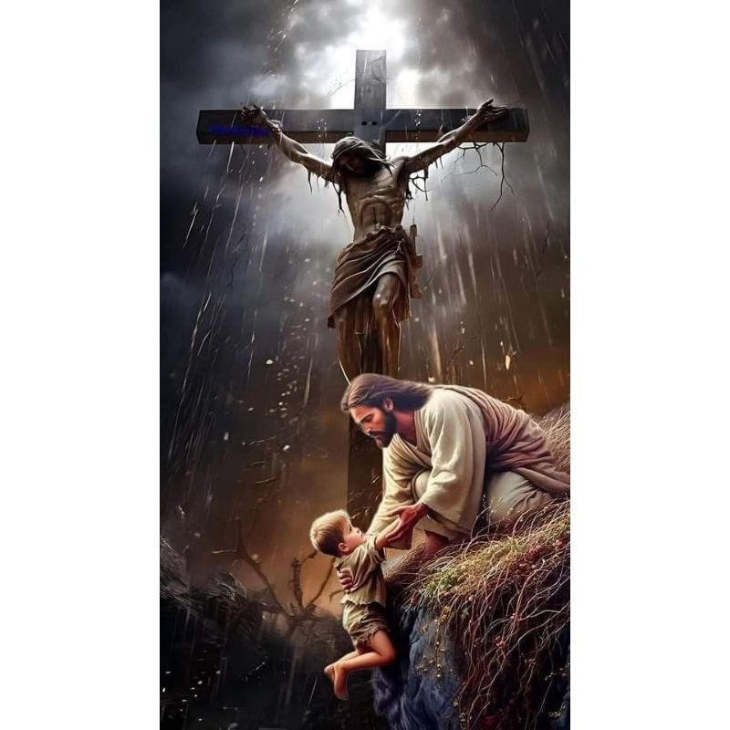 Jual poster cetak jumbo tuhan yesus hiasan dinding tuhan yesus macam ...