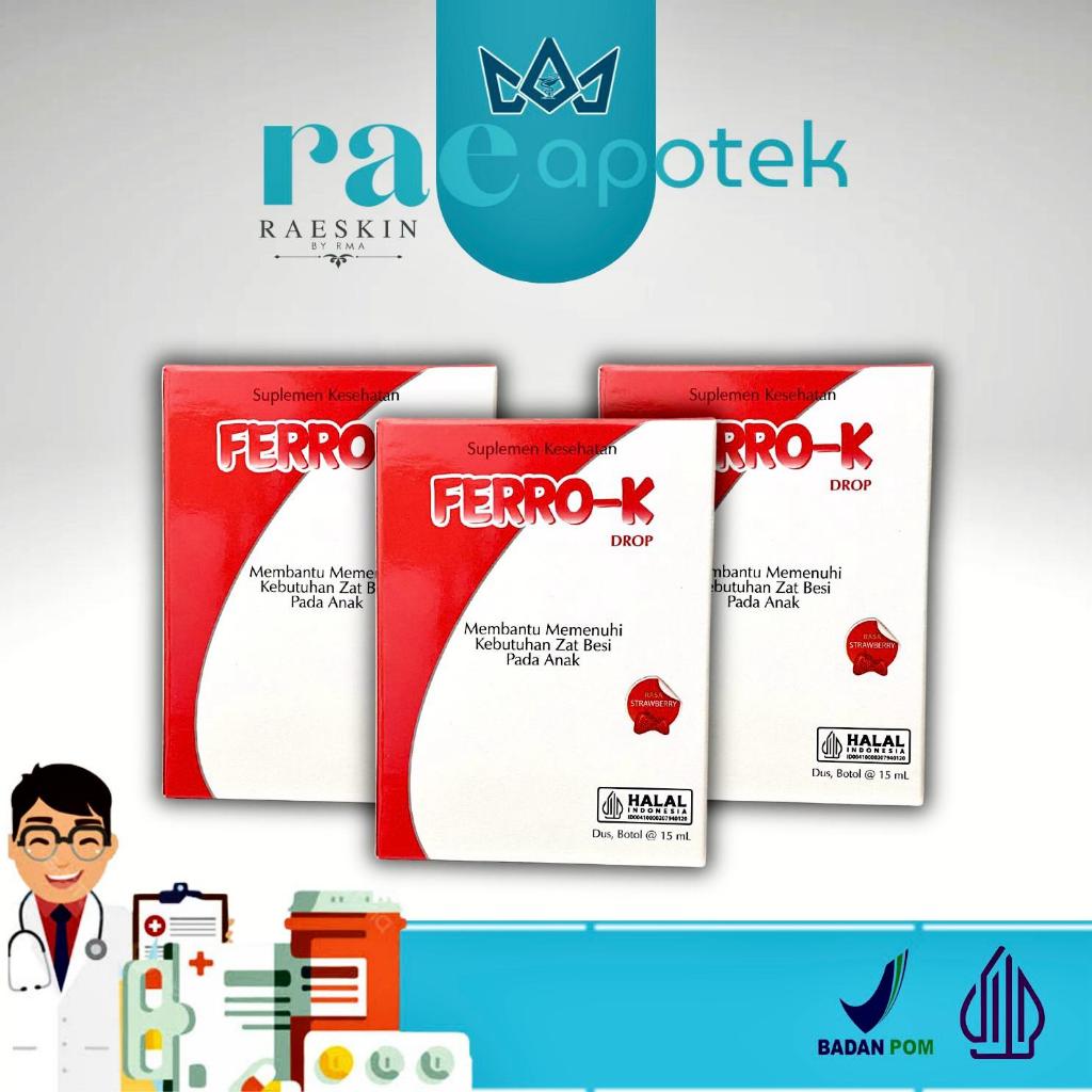 Jual FERRO-K SUPLEMEN VITAMIN ZAT BESI PADA ANAK | DROP | SIRUP ...