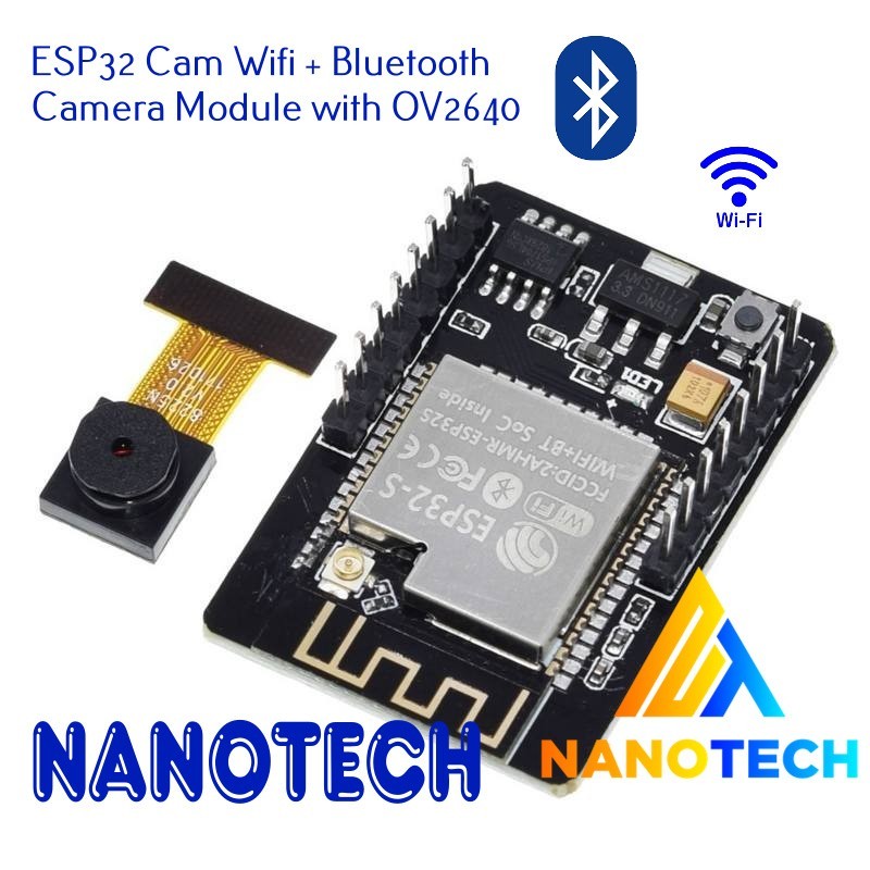 Jual ESP32 Cam Wifi + Bluetooth Camera Module with OV2640 | Shopee Indonesia
