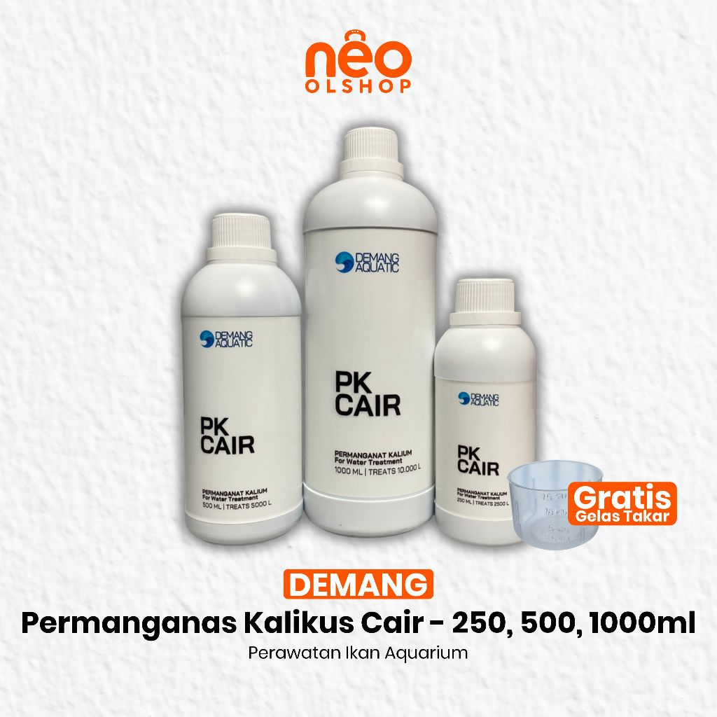 Jual DEMANG Permanganas Kalikus Cair Perawatan Ikan Aquarium - 250, 500 ...