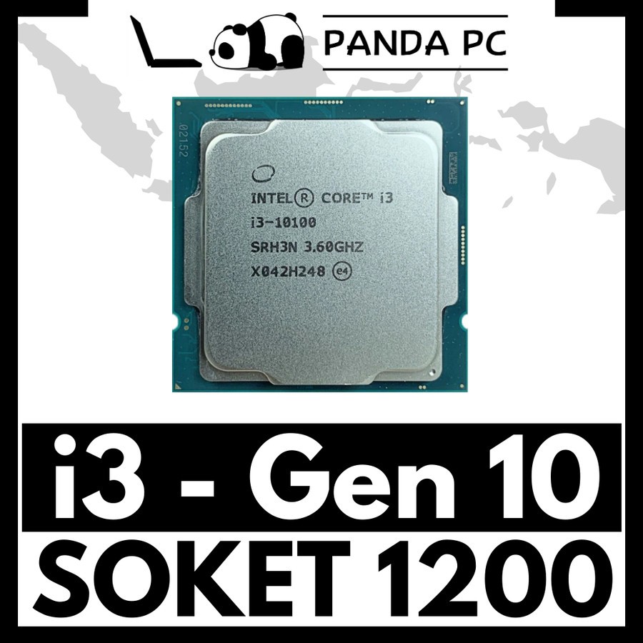 Jual Processor Core i3 Gen 10 - 10100 10100T 10105 Comet Lake H410 LGA ...