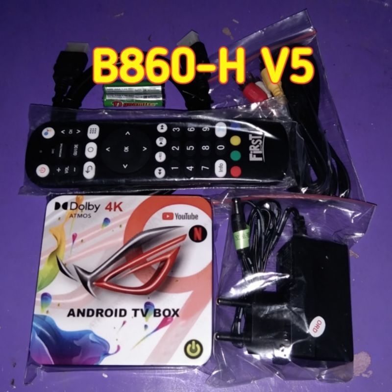 Jual ANDROID BOX B860H V5 OS12 FULL SET SIAP PAKAI | Shopee Indonesia