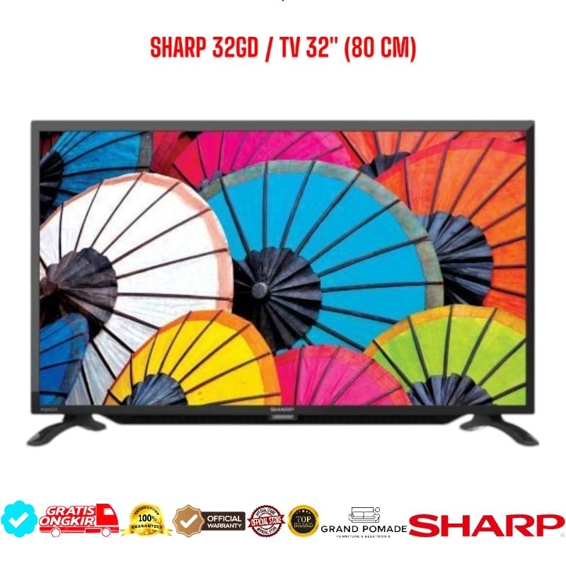 Jual TV SHARP 32GD 32 INCH (80 CM) | Shopee Indonesia