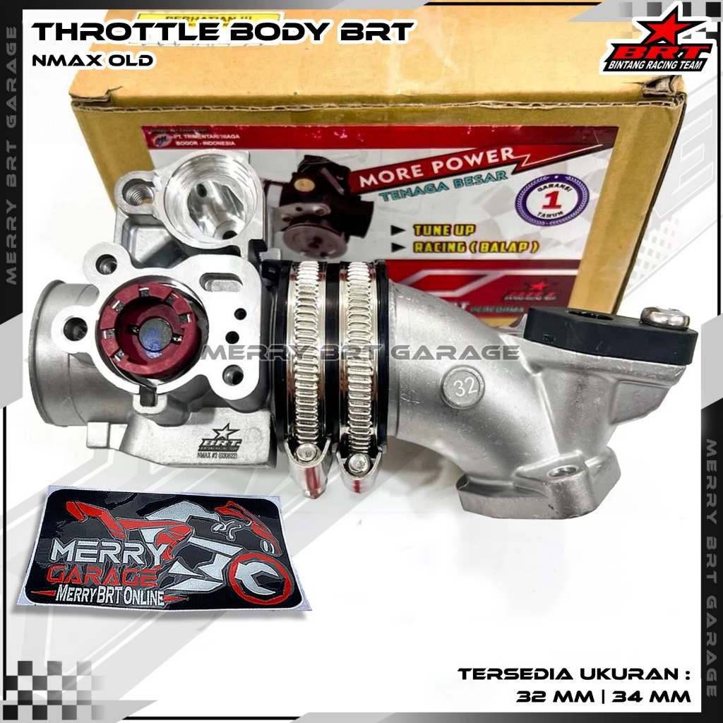 Jual Throttle Body BRT TB Nmax Old 155 32mm 34mm 32 34 | Shopee Indonesia