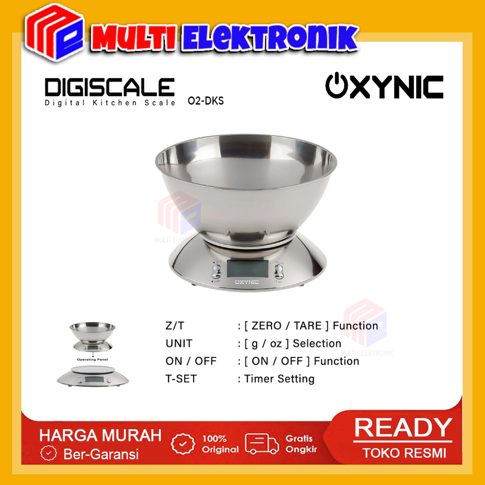 Jual Oxynic Timbangan Dapur Digital Digiscale Kapasitas Besar | Shopee ...