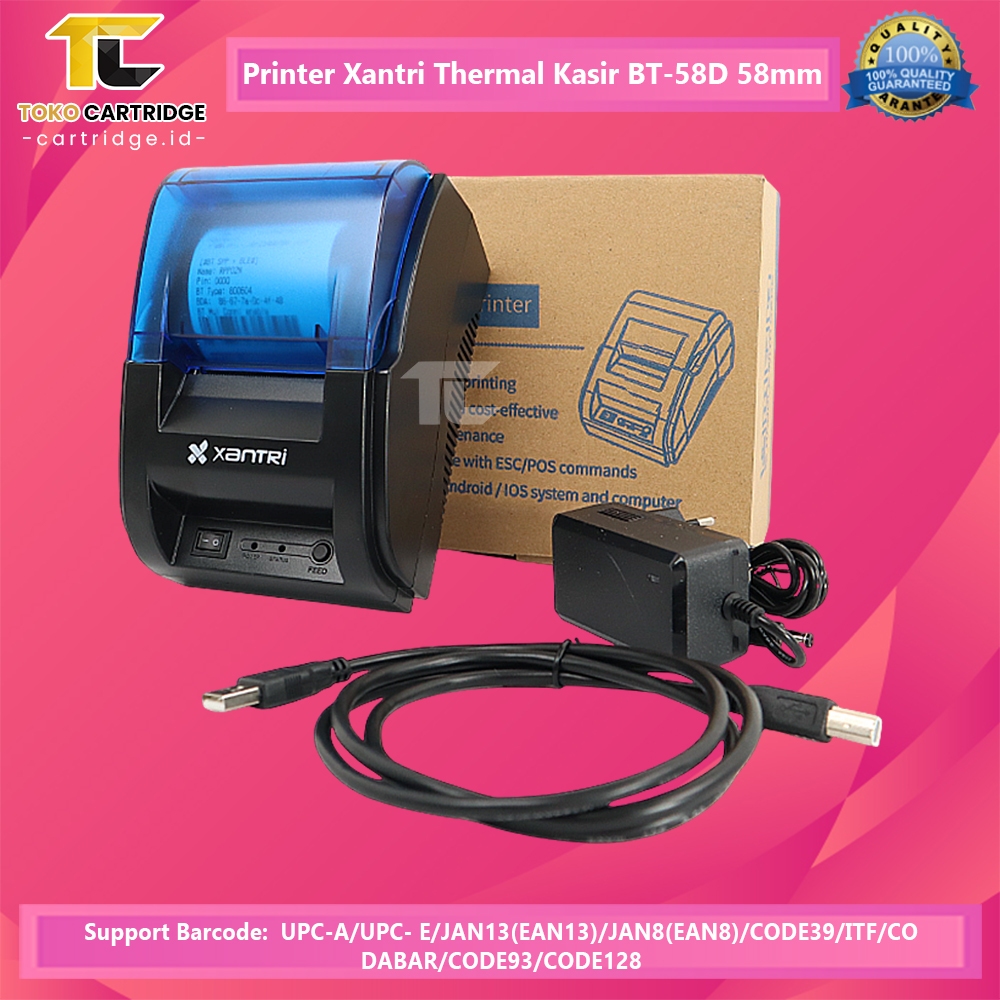 Jual Printer Thermal Iware C5813 Xantri BT58D Black Printer Kasir ...