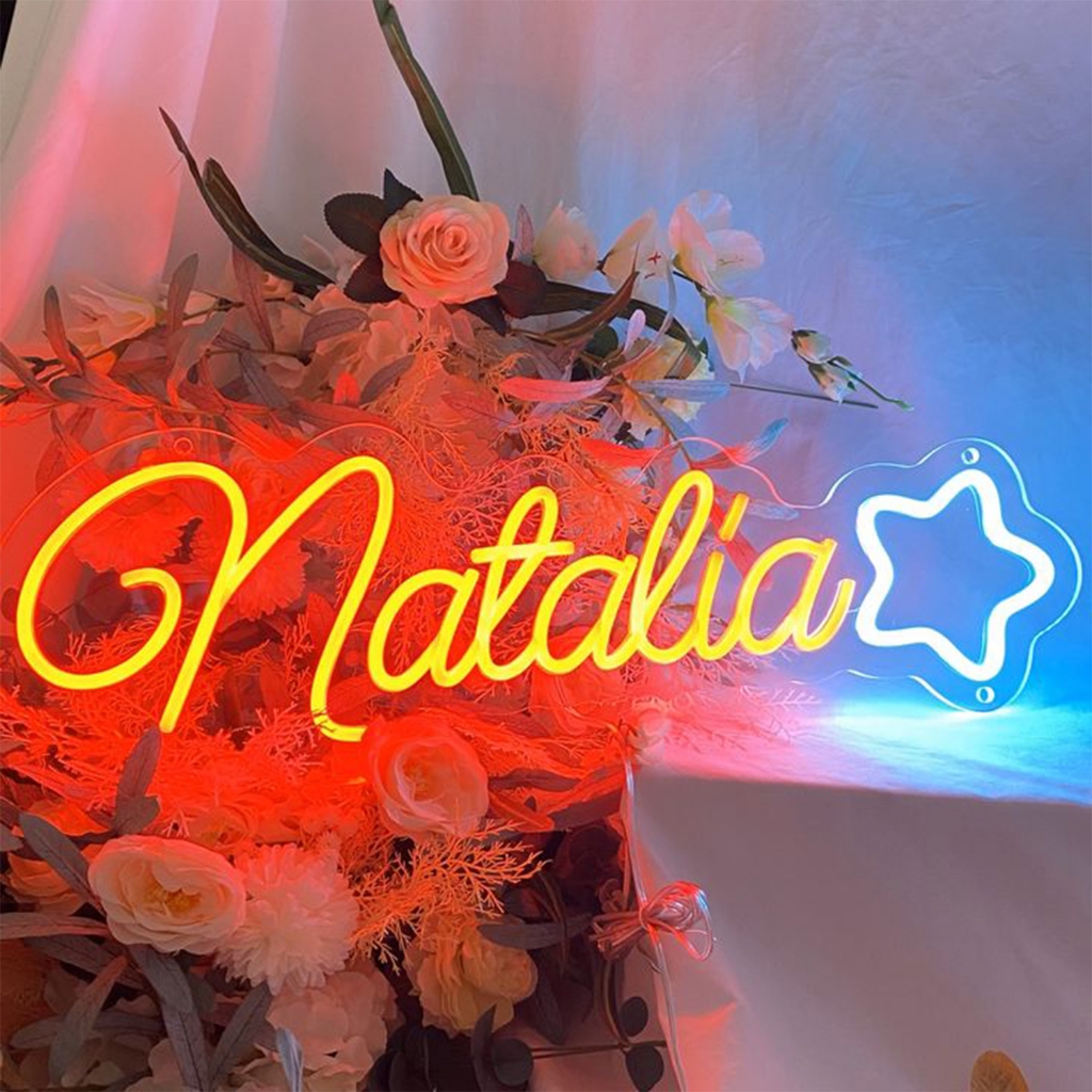 Jual Custom Lampu Nama Neon Flex Lampu Custom Nama Neon Sign Custom ...