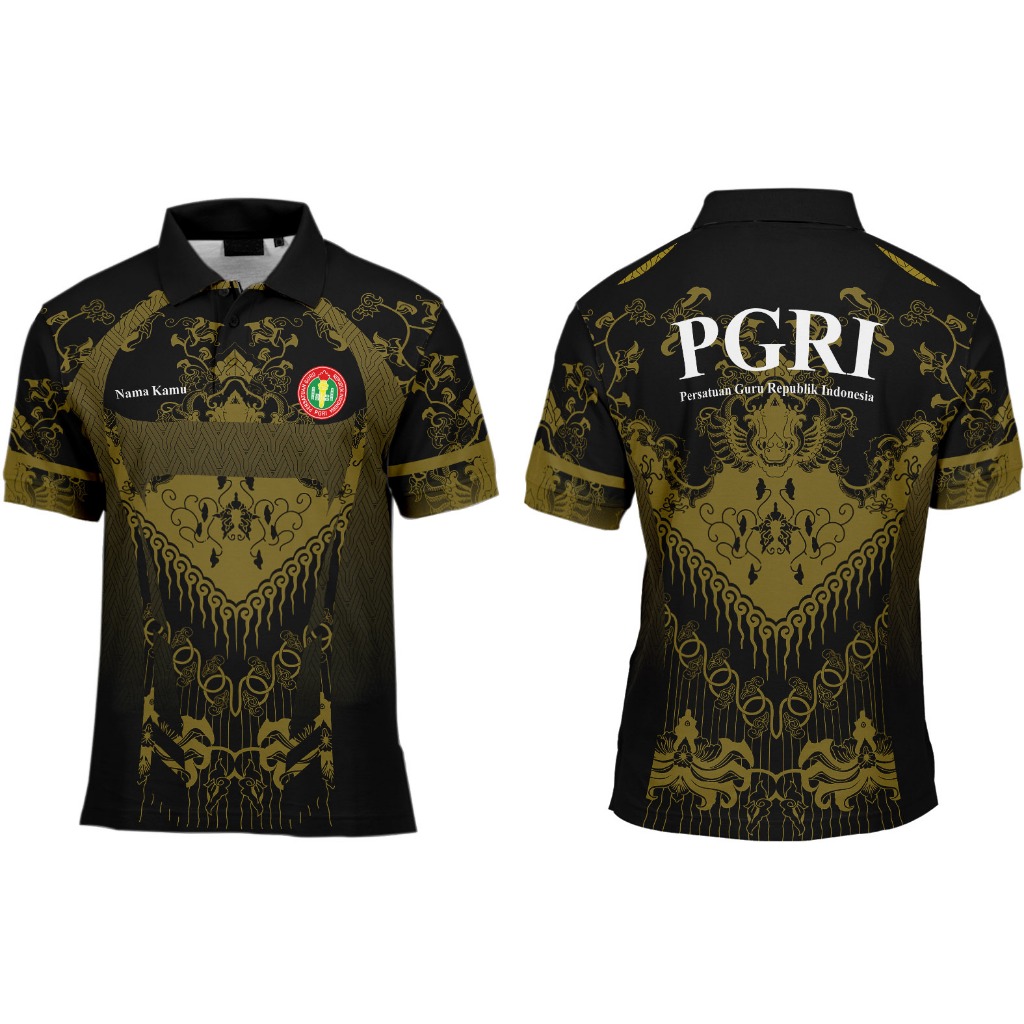 Jual Kaos Baju Jersey/Model 'PGRI' 04/Fullprint Kaos Polo - PERSATUAN ...