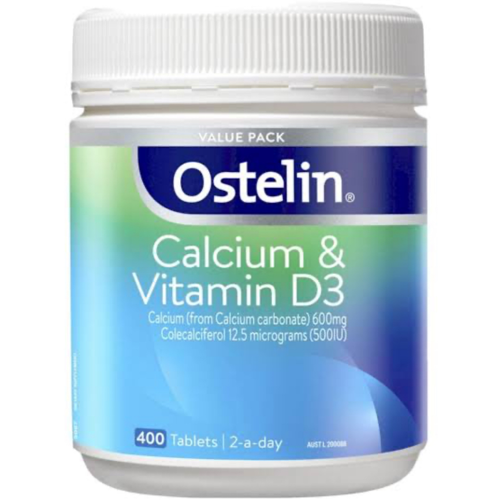 Jual Ostelin Calcium & Vitamin D3 400 Tablets | Shopee Indonesia