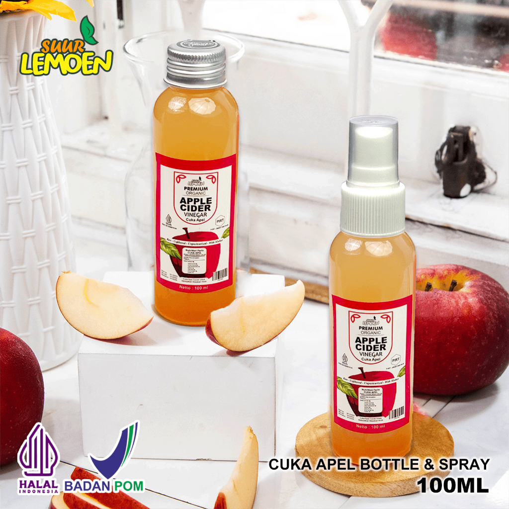 Jual Suur Lemoen Cuka Apel Vinegar With Mother 100 ml Original Untuk ...