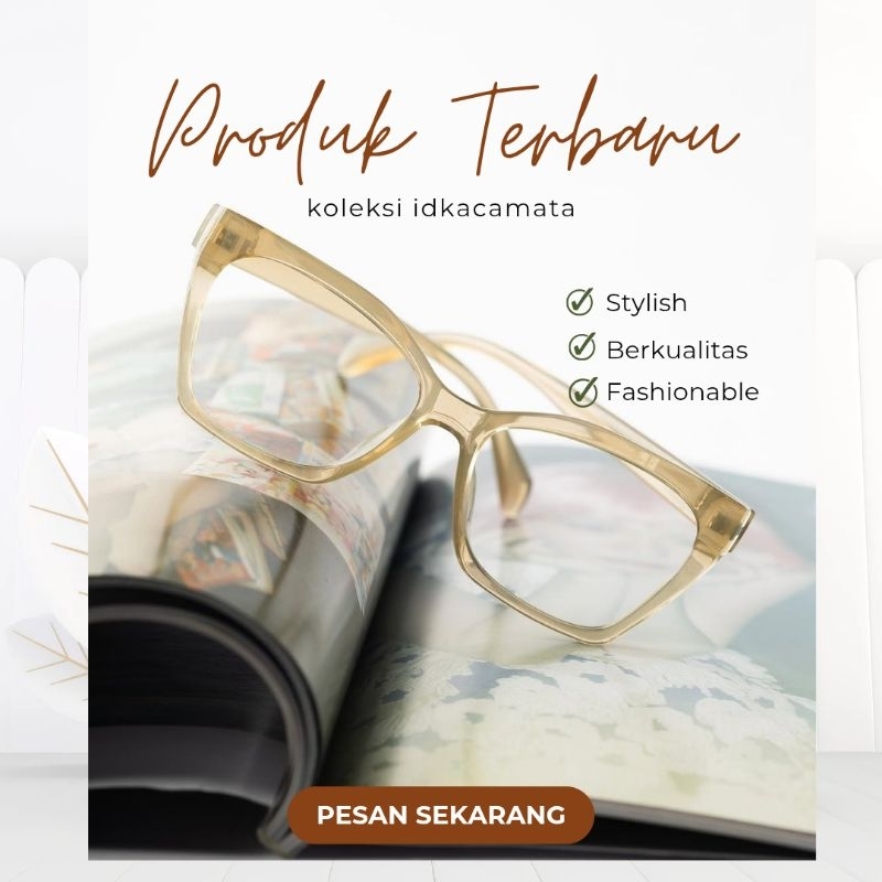 Jual Produk kacamata terbaru cat eye bisa pakai ukuran lensa minus silinder progresife dan bisa ...