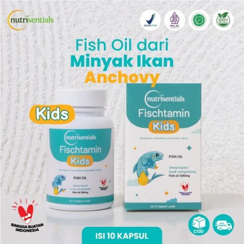 Jual Nutrisentials Fischtamin Kids isi 10 Kapsul dan 30 Kapsul Menjaga Kesehatan Tubuh | Shopee ...