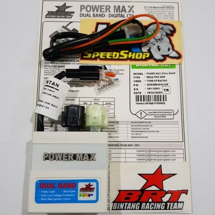 Jual CDI BRT POWER MAX DUALBAND NEW MEGA PRO ST TR RK | Shopee Indonesia