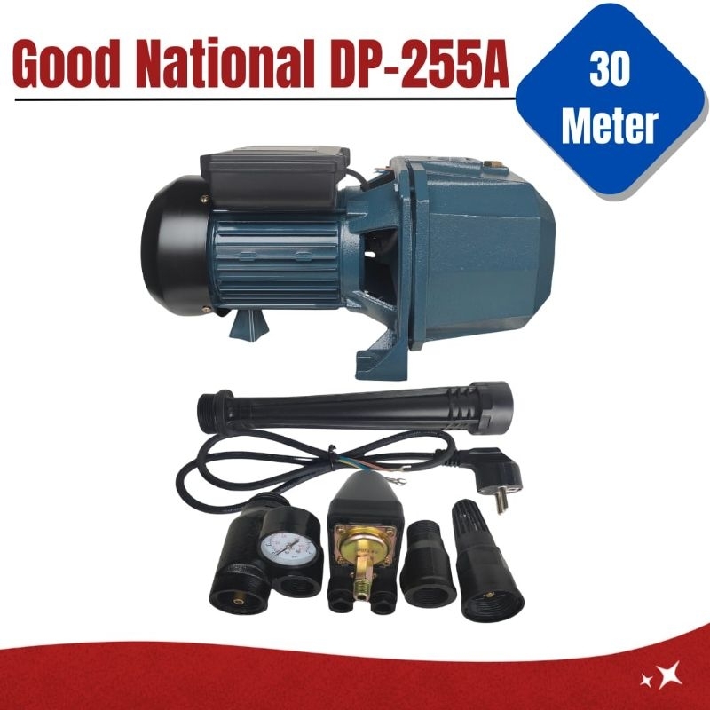 Jual Pompa Air Jet Pump Alumunium 255A Good National 30 Meter | Shopee Indonesia