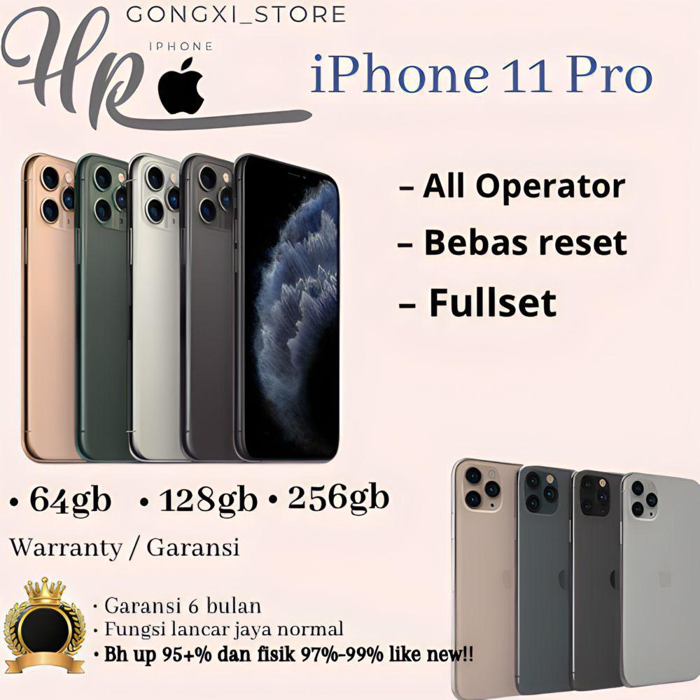 Jual iP 11 Pro 256GB/64GB Fullset Mulus No Minus Second Original 100% Good Conditions | Shopee ...